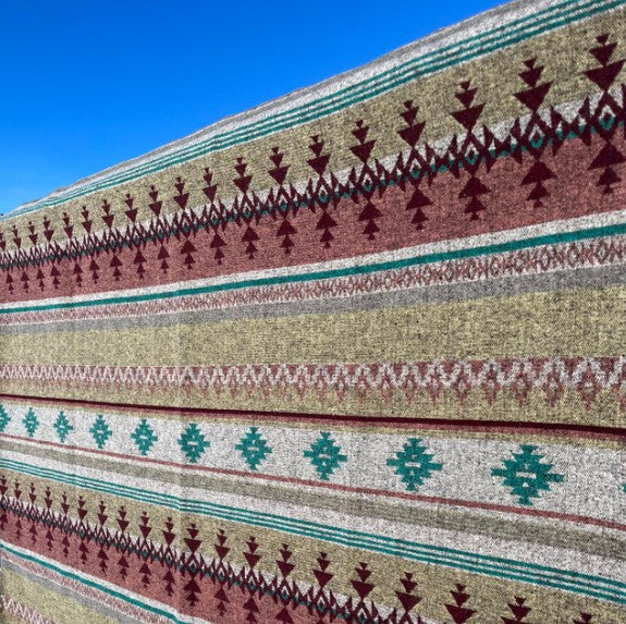 Buffalo Cross Blanket – Ocean View | Imagination Group